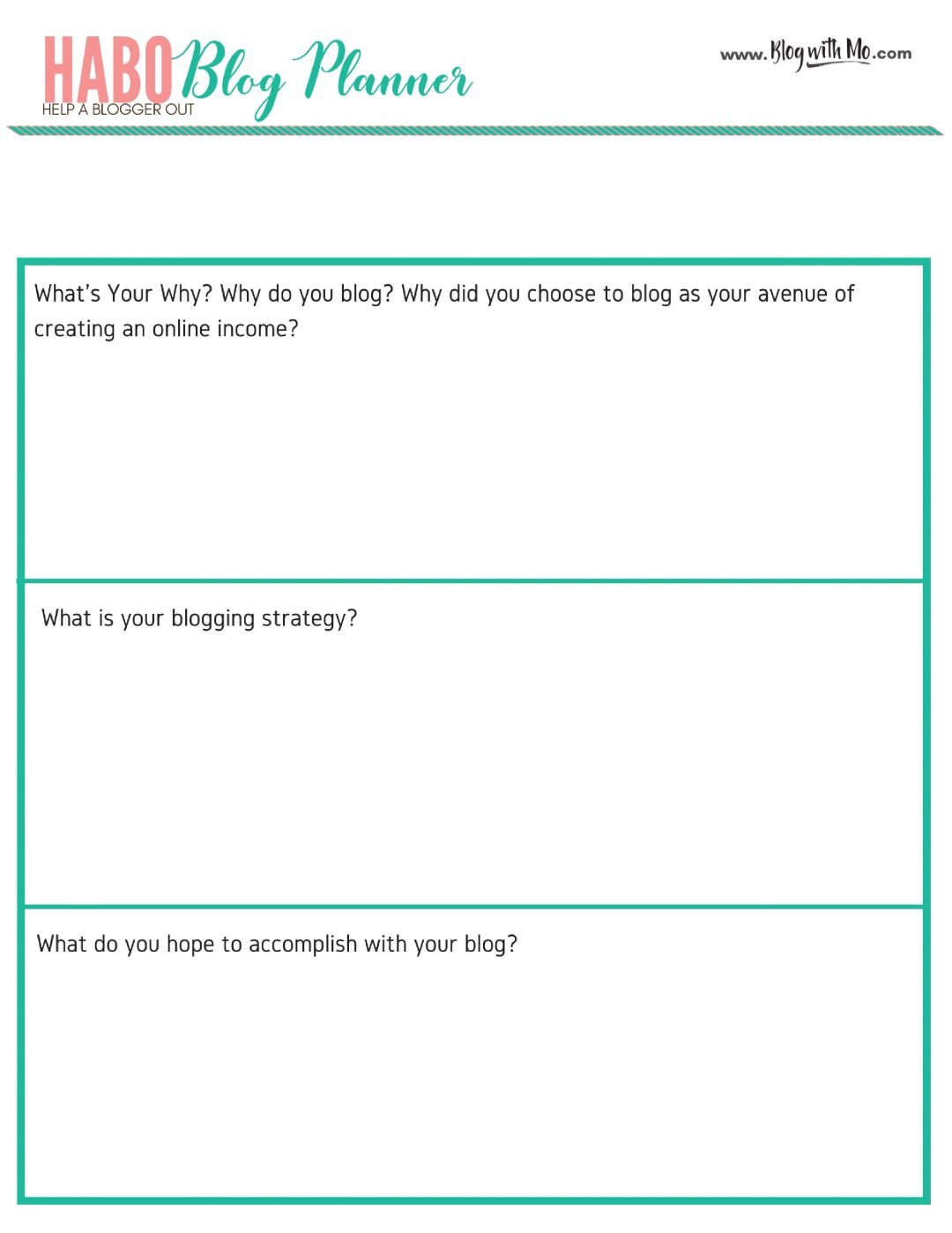 Blog Planner: How to Use This Free Printable Planner to Grow Your Blog